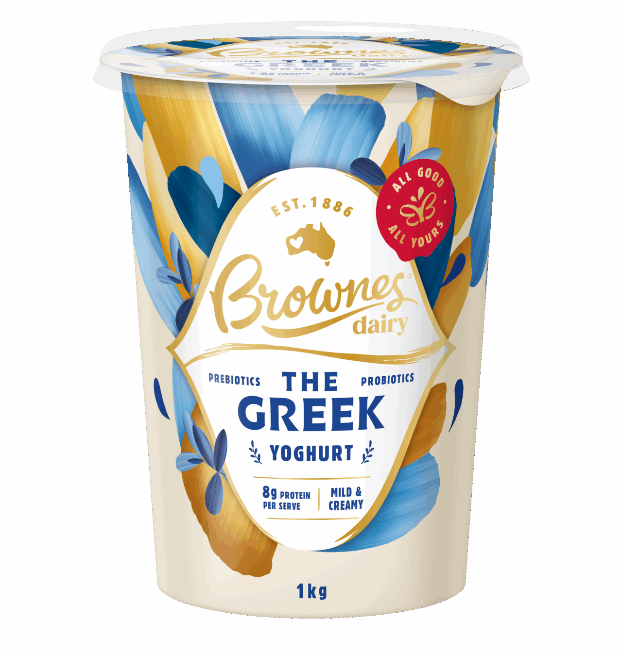 Greek Style All Natural Yoghurt Tub | Brownes Dairy