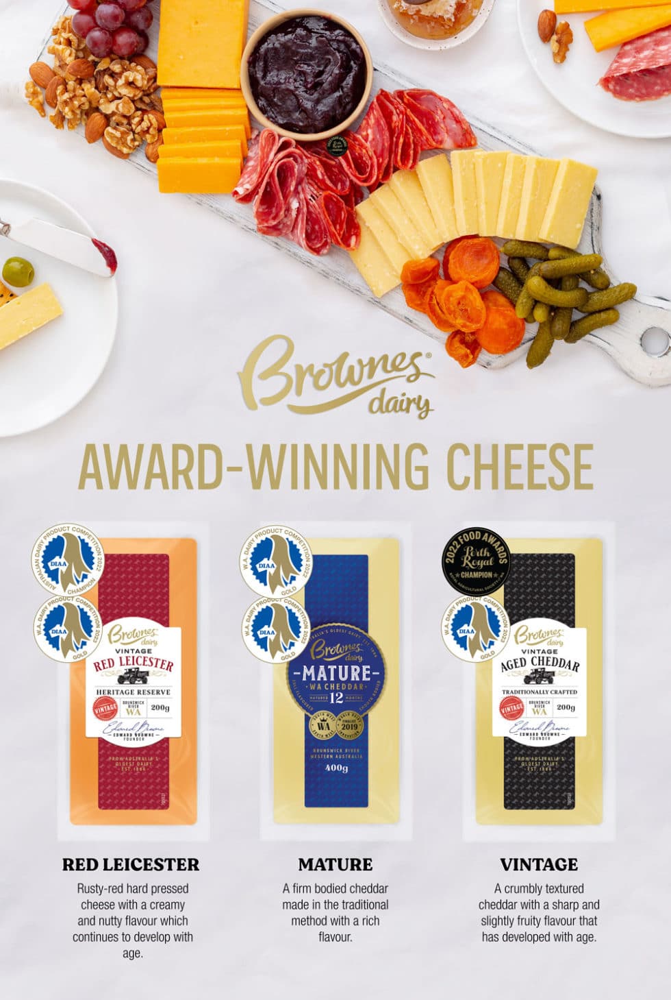 WA Cheese | Brownes Dairy | Farmed fresh in WA every day